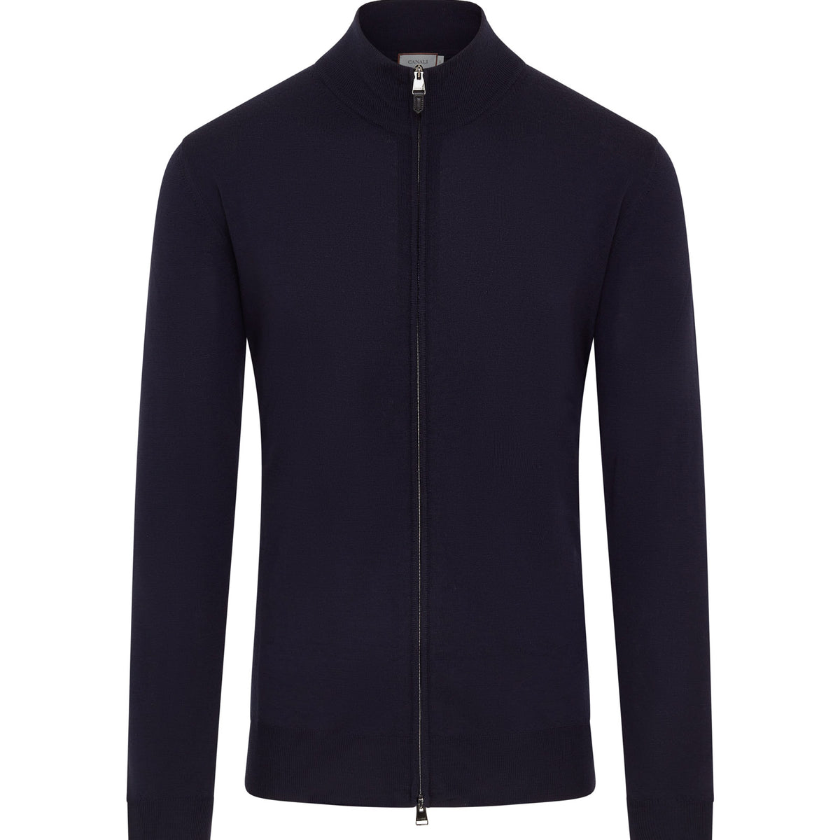 Canali Full Zip Knitted Jumper C0022 MK01149 300 100%PureWool MADE IN ...