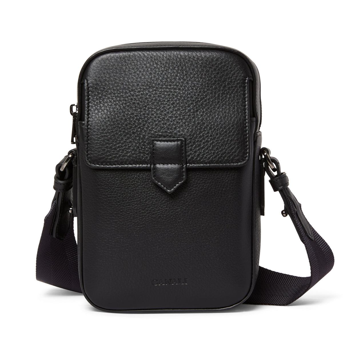 Canali Leather Tonal Man Bag P326131 NA00226 110 Calfskin MADE IN ITALY ...
